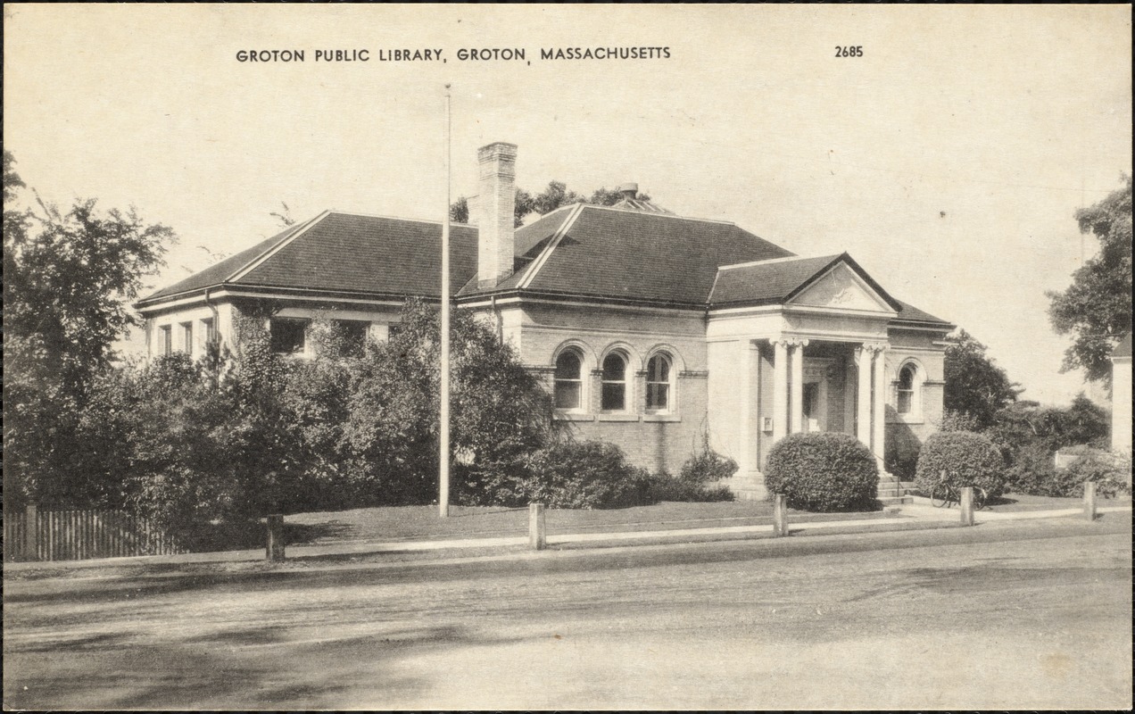 Groton Public Library, Groton, Massachusetts - Digital Commonwealth