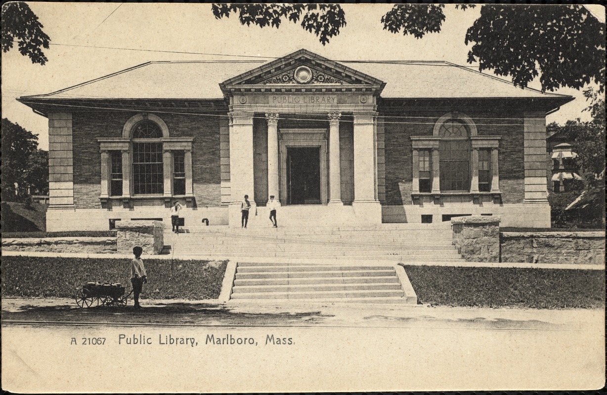 Public library, Marlboro, Mass. - Digital Commonwealth