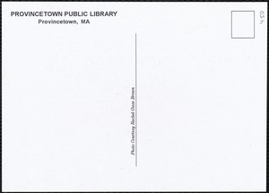Provincetown Public Library, Provincetown, MA - Digital Commonwealth