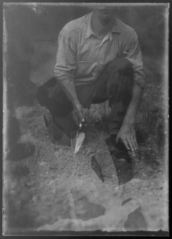 Man digging - Digital Commonwealth