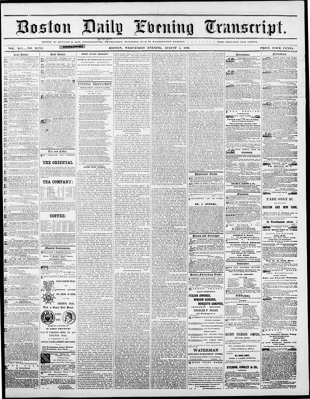 Boston Daily Evening Transcript - Digital Commonwealth