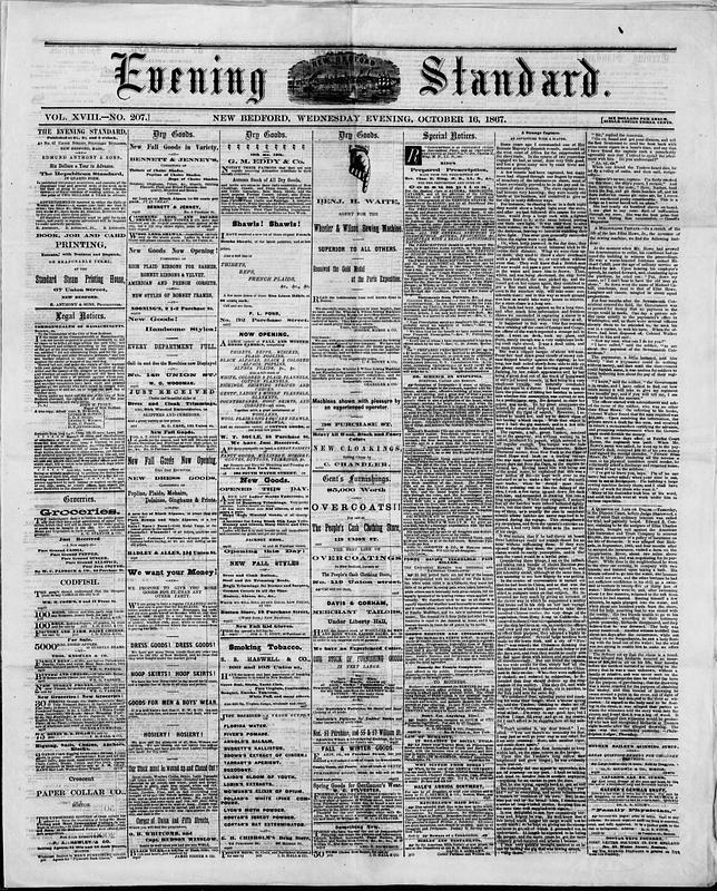 Evening Standard. October 16, 1867 - Digital Commonwealth