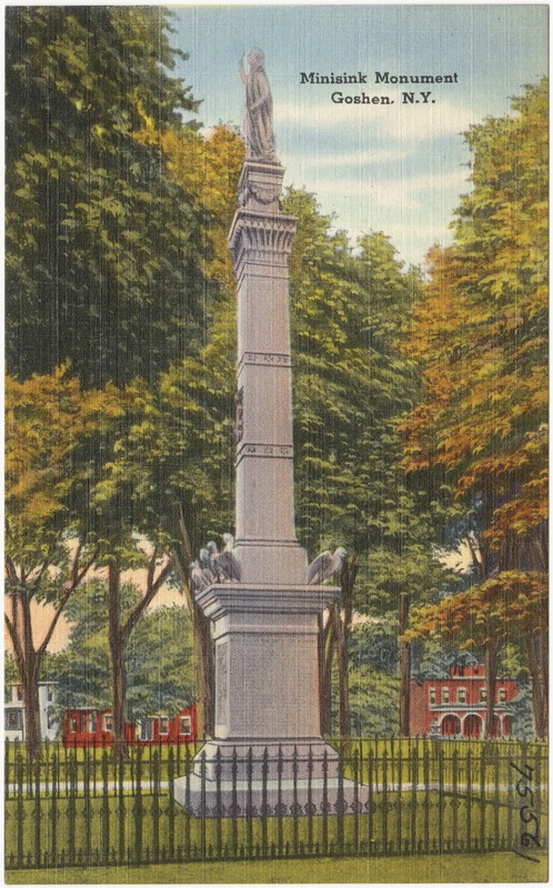 Minisink Monument, Goshen, N. Y. - Digital Commonwealth