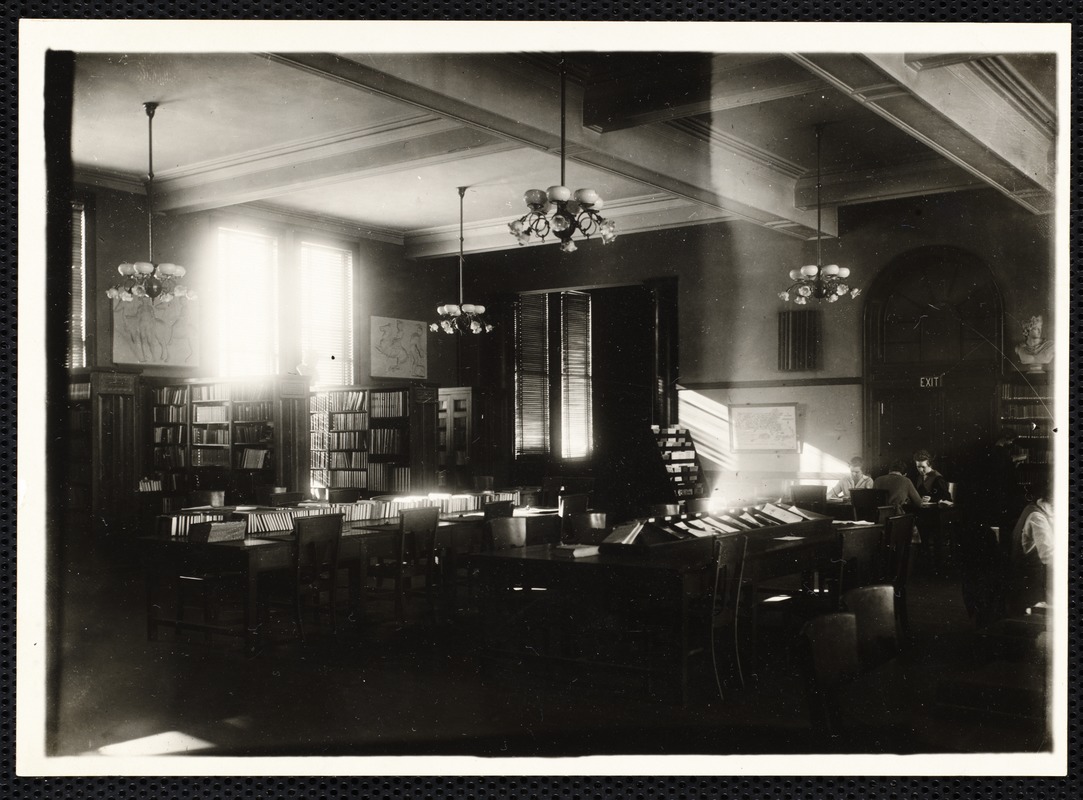 Original library - 2nd floor Thompson - Digital Commonwealth