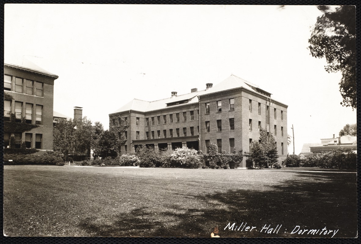 Miller Hall : dormitory - Digital Commonwealth