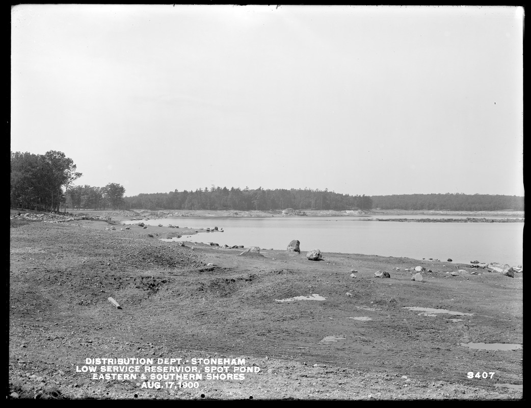 Distribution Department, Low Service Spot Pond Reservoir, eastern and ...
