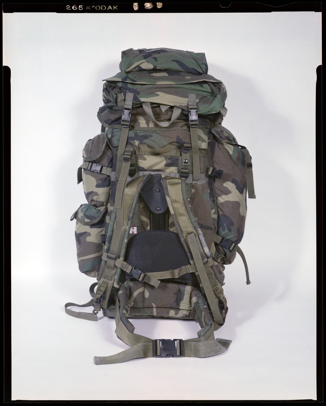 IPD, field pack, large, with internal frame (back) - Digital Commonwealth