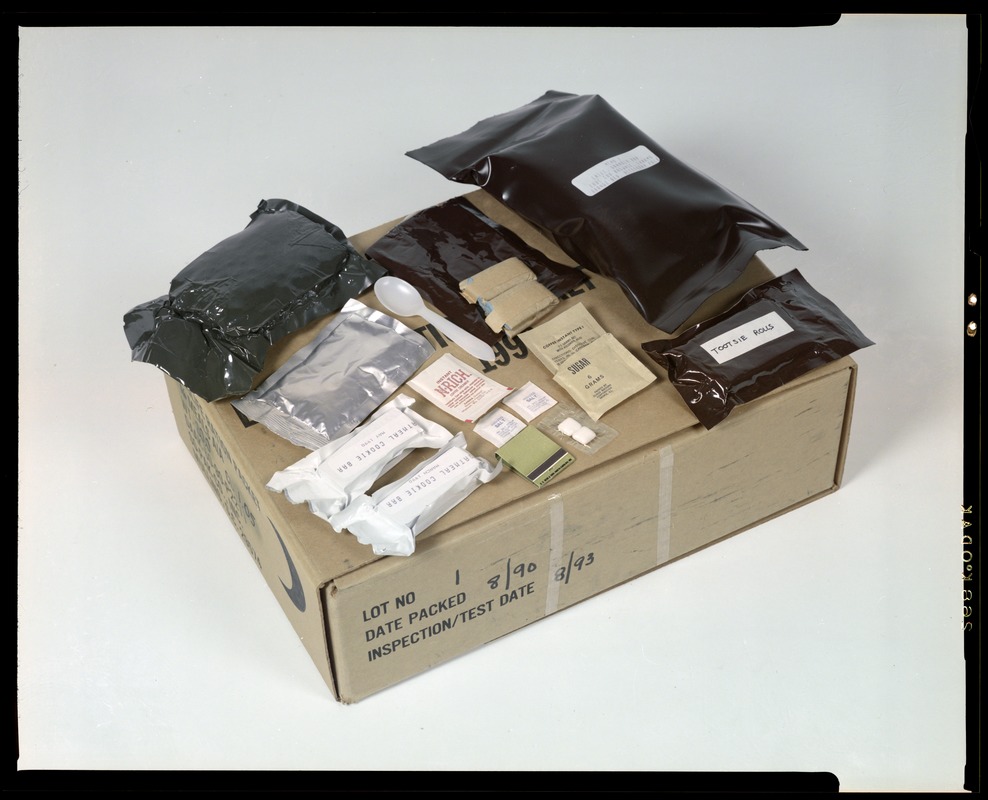 Food lab, long life ration packet - Digital Commonwealth