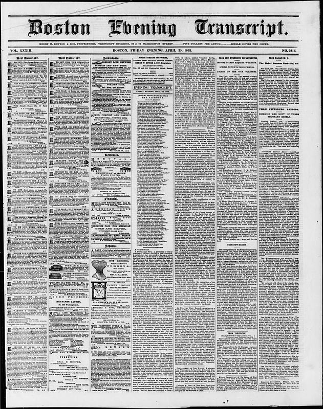 Boston Evening Transcript - Digital Commonwealth