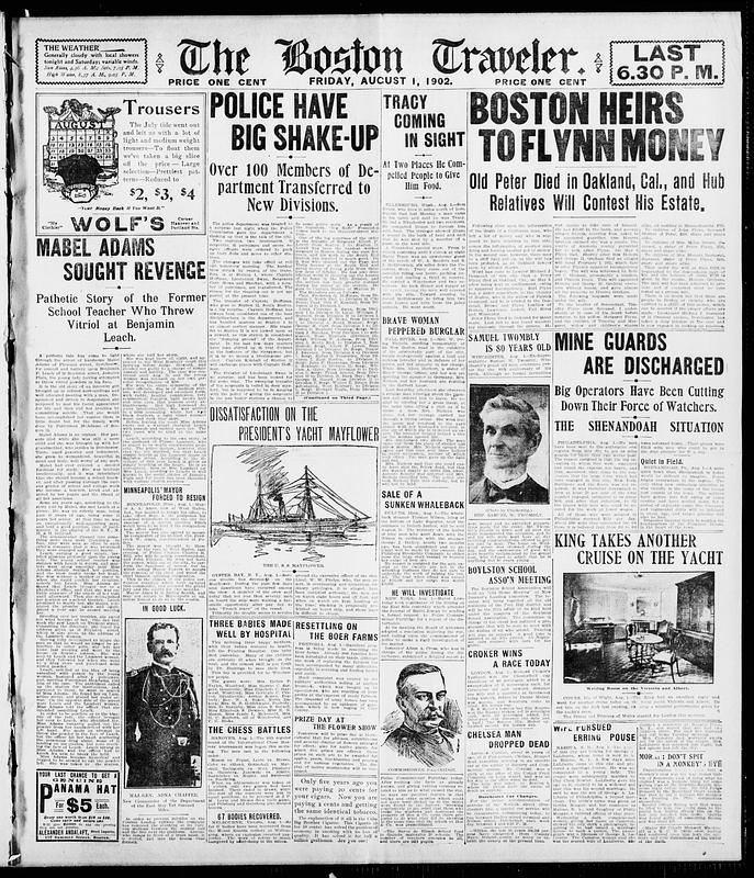 The Boston Traveler. August 01, 1902 - Digital Commonwealth