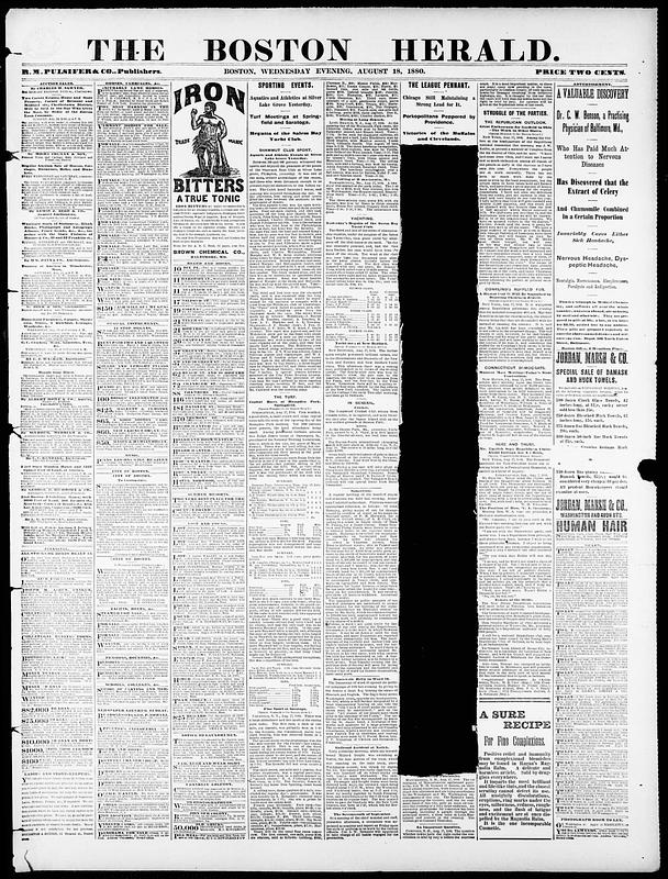 The Boston Herald. August 18, 1880 - Digital Commonwealth