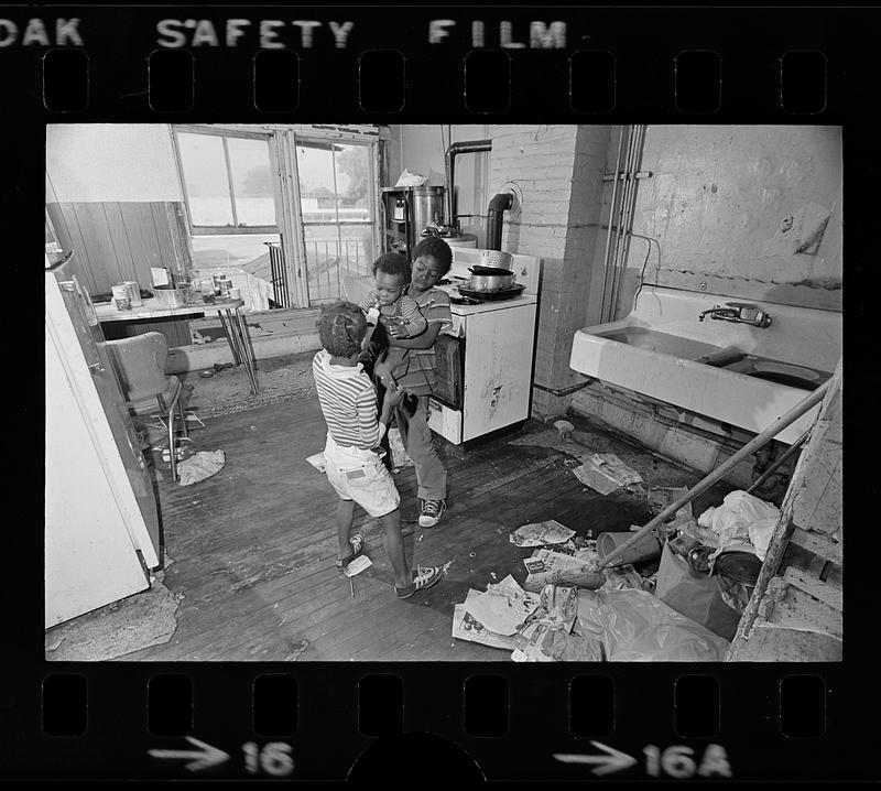 Overcrowded, black-owned, inner-city slum tenement - Digital Commonwealth