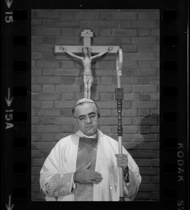 Cardinal Medeiros conducts mass, South End - Digital Commonwealth