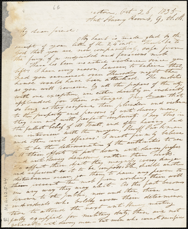 Letter from Isaac Knapp, Boston, [Massachusetts], to William Lloyd ...