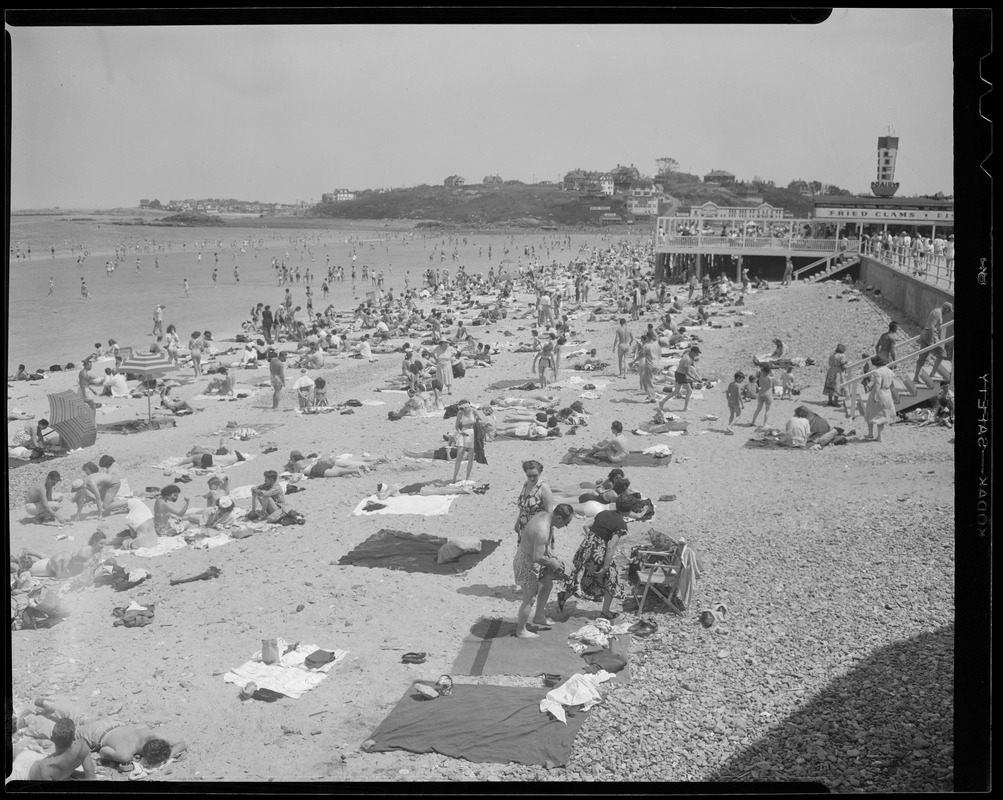 Beach scenes - Nantasket - view - Digital Commonwealth