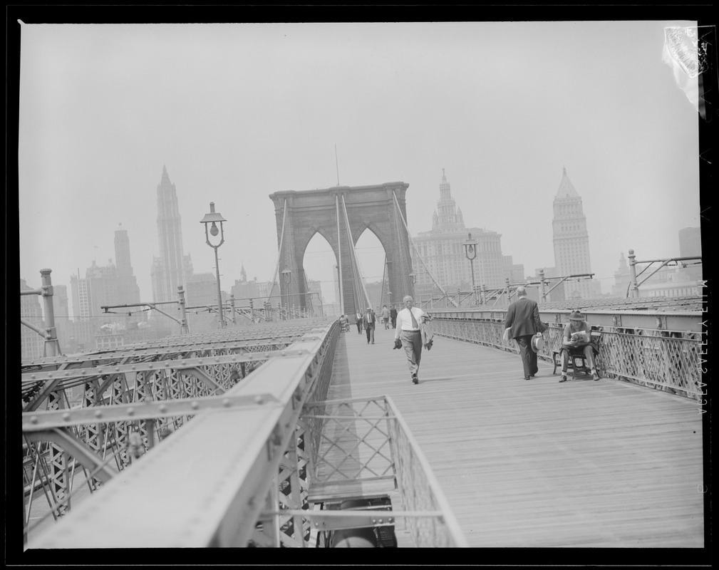 Studies of the Brooklyn Bridge - Digital Commonwealth