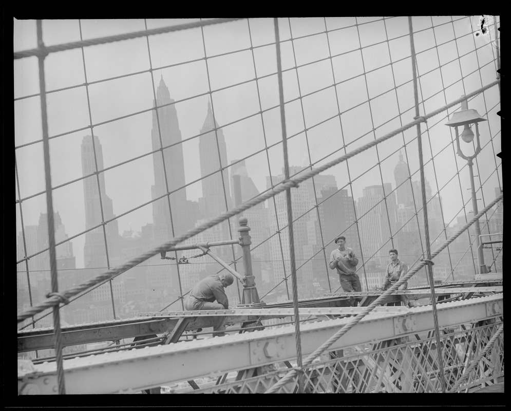 Studies of the Brooklyn Bridge - Digital Commonwealth