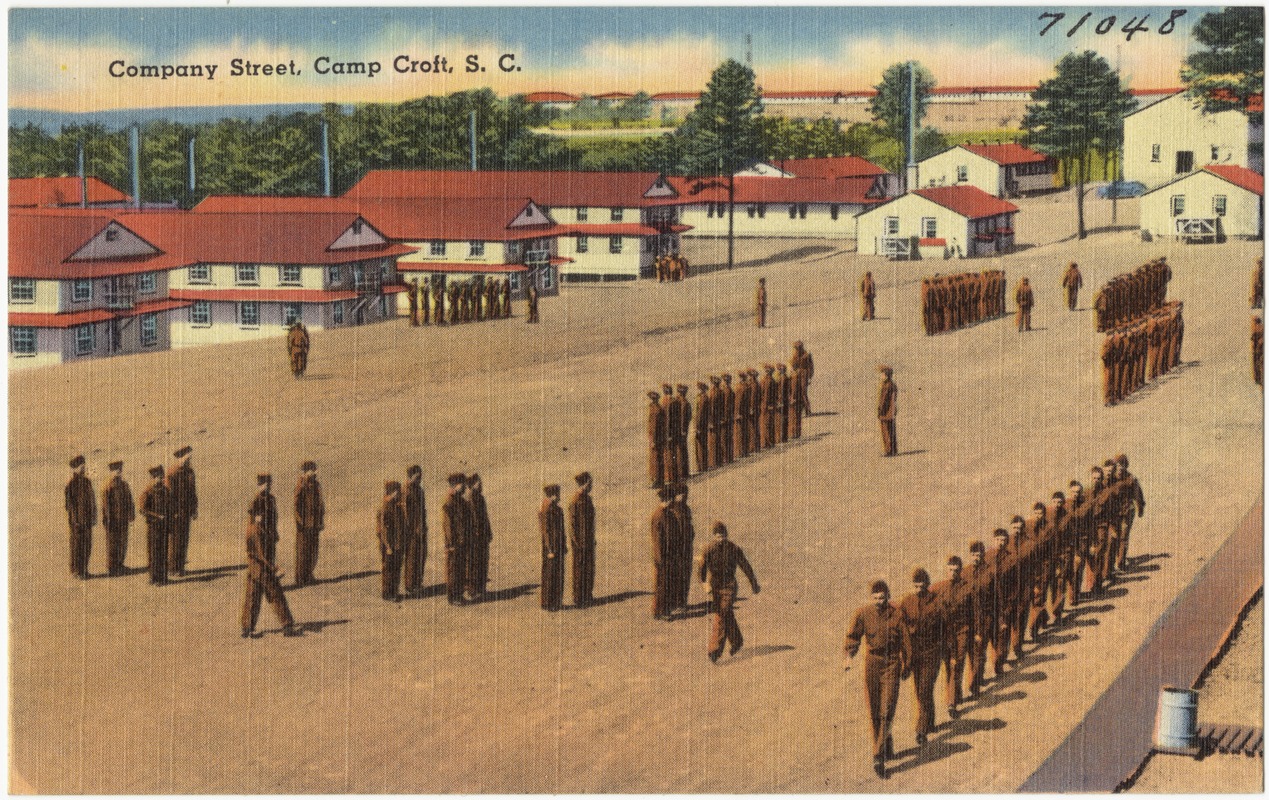 Company Street, Camp Croft, S. C. - Digital Commonwealth