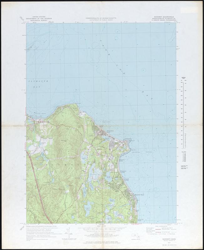 Manomet Quadrangle Massachusetts, Plymouth Co. - Digital Commonwealth