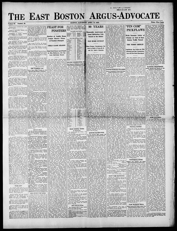 East Boston Argus-Advocate - Digital Commonwealth