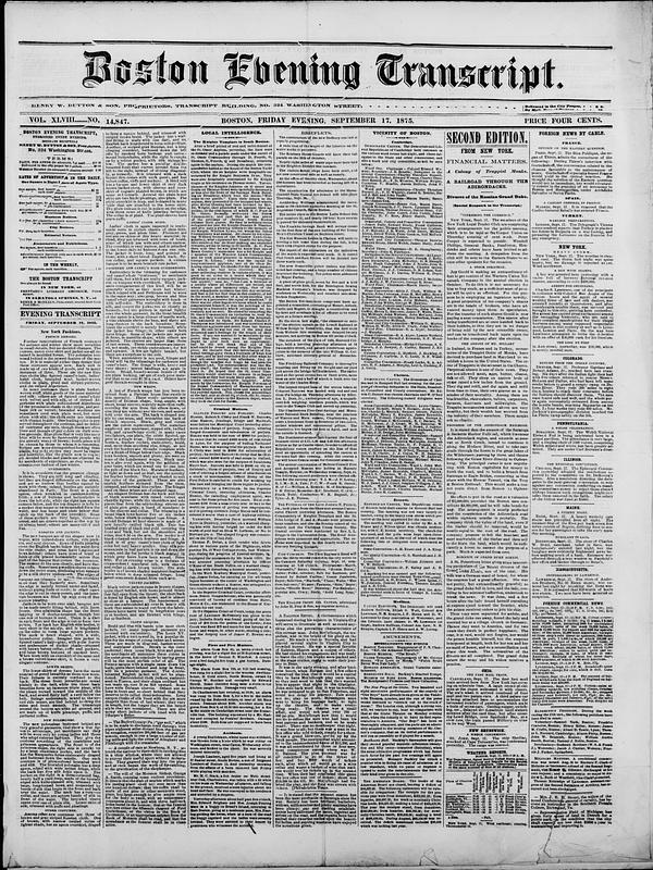 Boston Evening Transcript - Digital Commonwealth