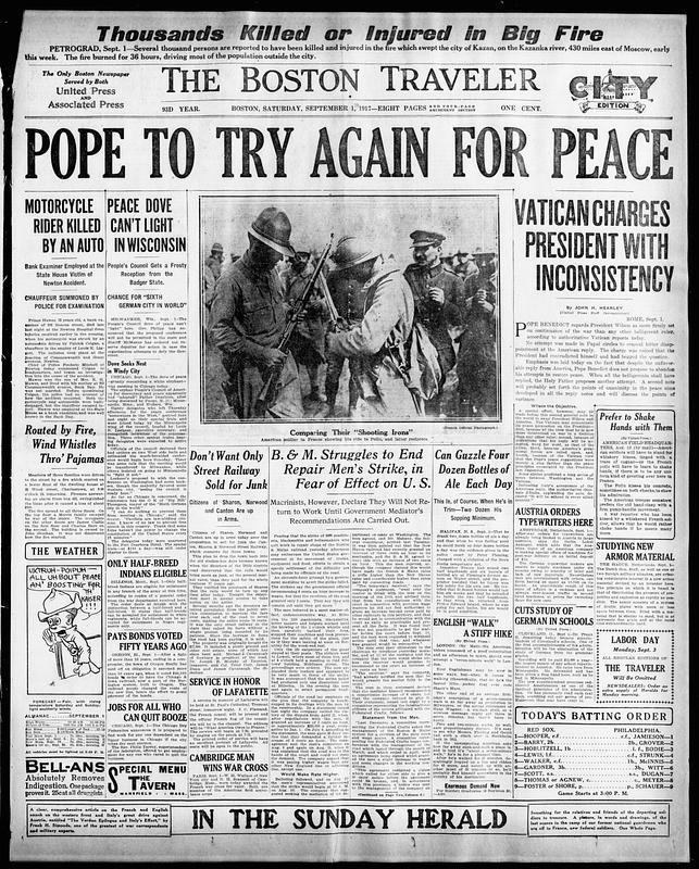 The Boston Traveler. September 01, 1917 - Digital Commonwealth