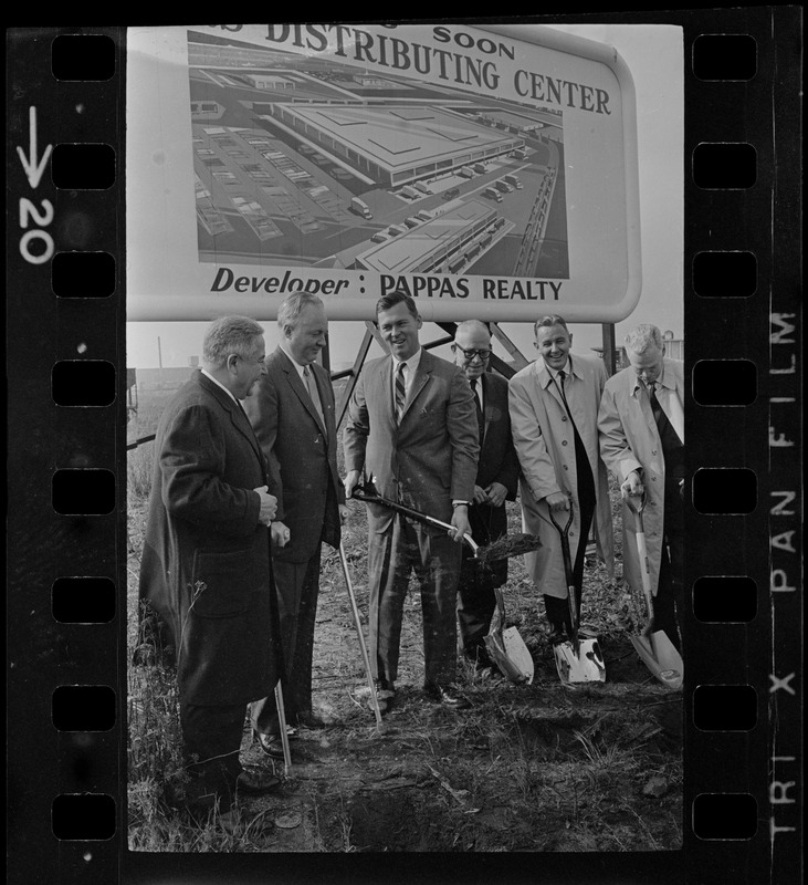 Ground is broken for Sears Roebuck Distribution Center - from left ...
