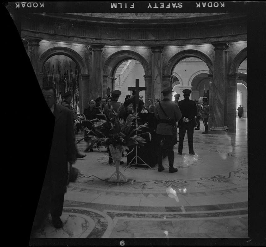 This view of the State House Hall of Flags rotunda captures part of the ...
