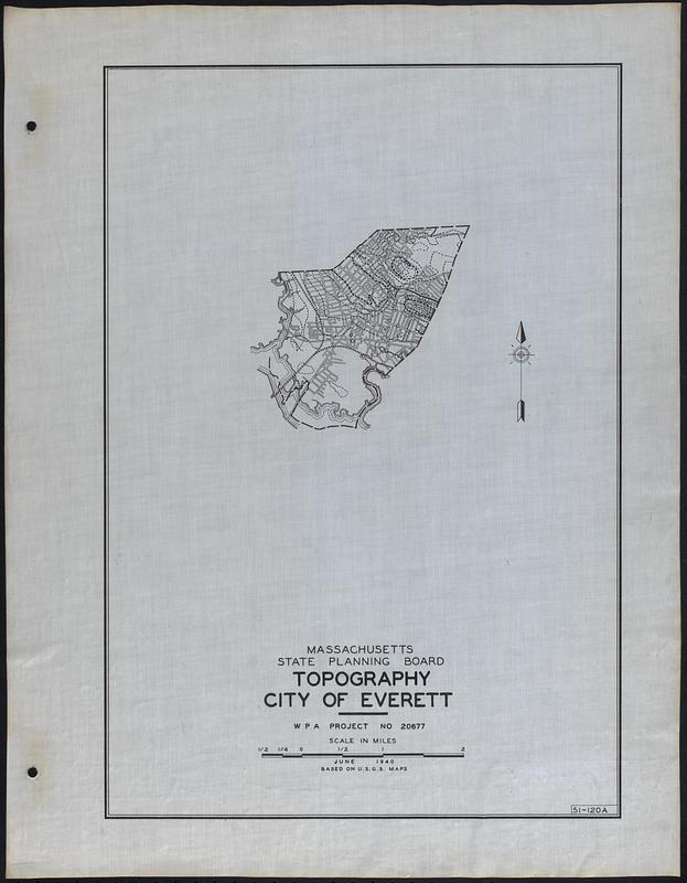 Topography City of Everett - Digital Commonwealth