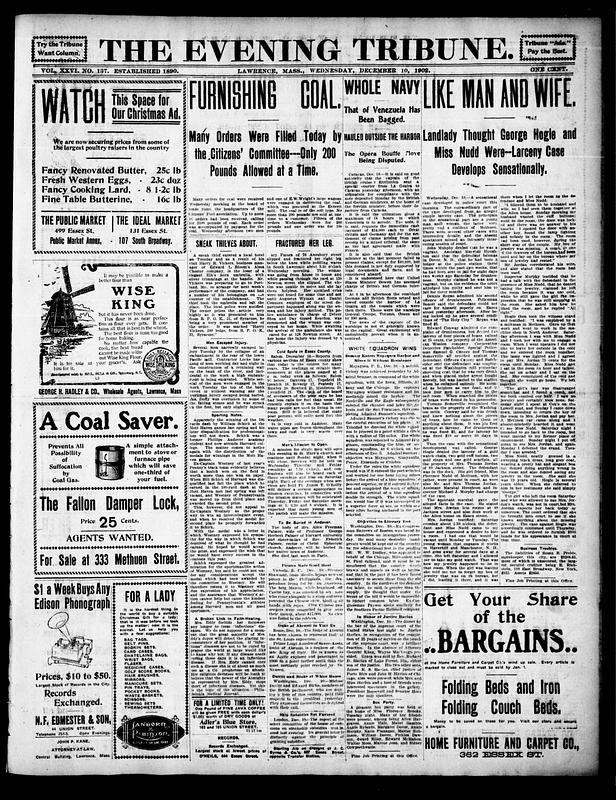 The Evening Tribune. December 10, 1902 - Digital Commonwealth