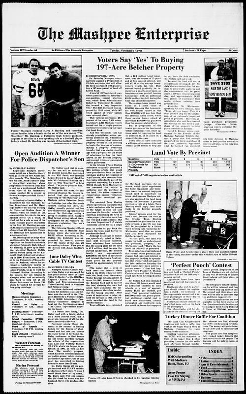 The Mashpee Enterprise. November 17, 1998 - Digital Commonwealth