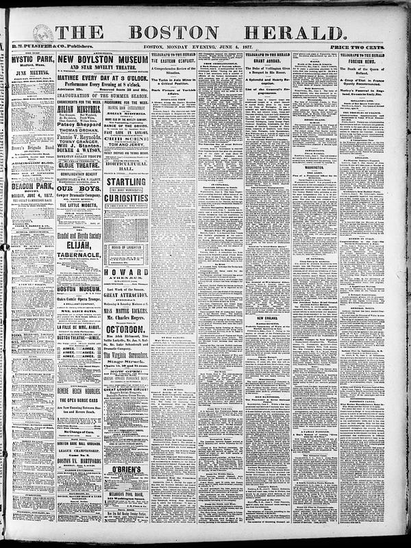 The Boston Herald. June 04, 1877 - Digital Commonwealth