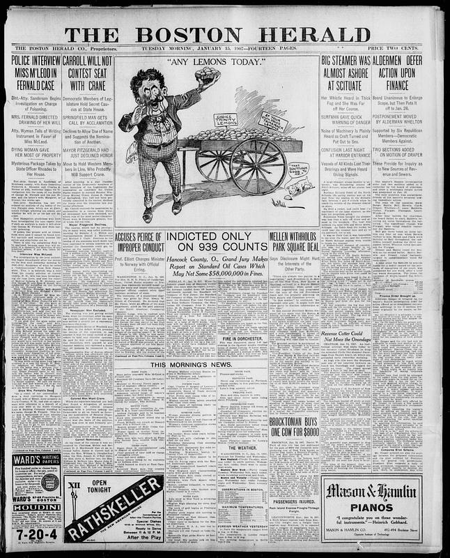 The Boston Herald. January 15, 1907 - Digital Commonwealth