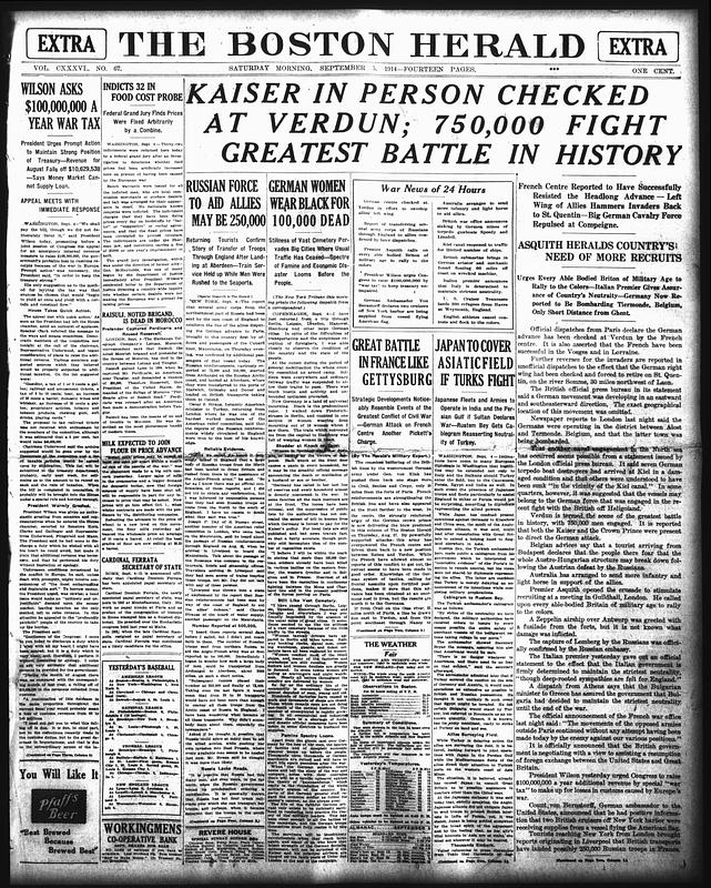 The Boston Herald. September 05, 1914 - Digital Commonwealth