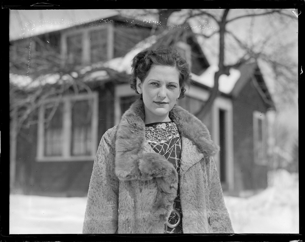 Norma, wife of Murt Millen at Natick home just before she was arrested ...