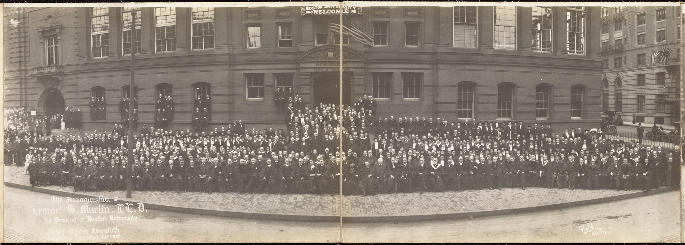 The inauguration of Lemuel H. Murlin LL.D. as President of Boston ...