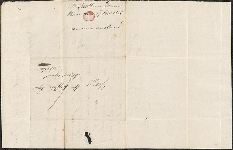 Nathan Heard to George Coffin, 19 September 1835 - Digital Commonwealth