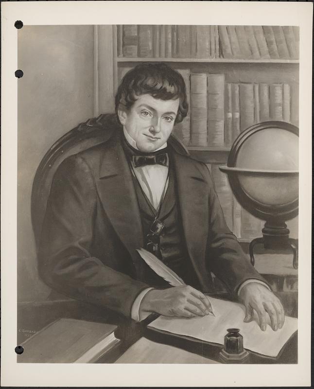 Portrait of Washington Irving - Digital Commonwealth