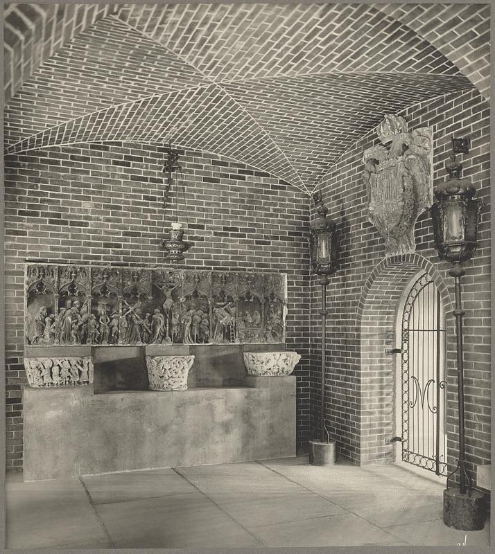 Boston, Gardner Museum, interior, court cloister - Digital Commonwealth