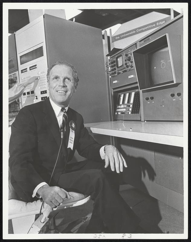 War Memorial Aud. A happy Kevin White after he handled a simulated ...