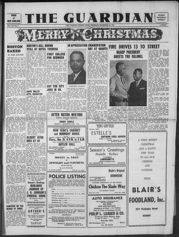 The Guardian. December 24, 1953 - Digital Commonwealth