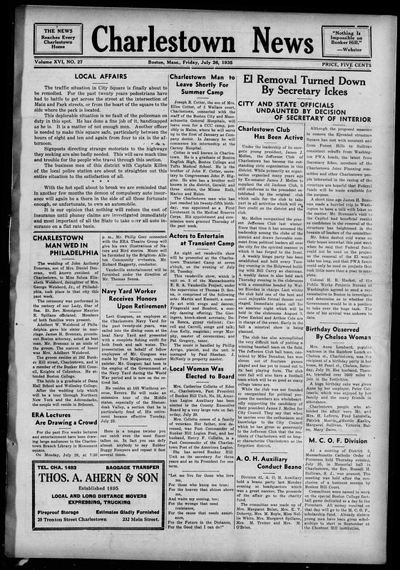 The Charlestown News. July 26, 1935 - Digital Commonwealth