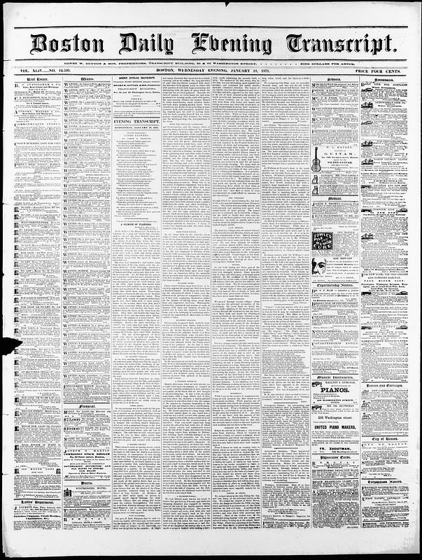 Boston Daily Evening Transcript - Digital Commonwealth