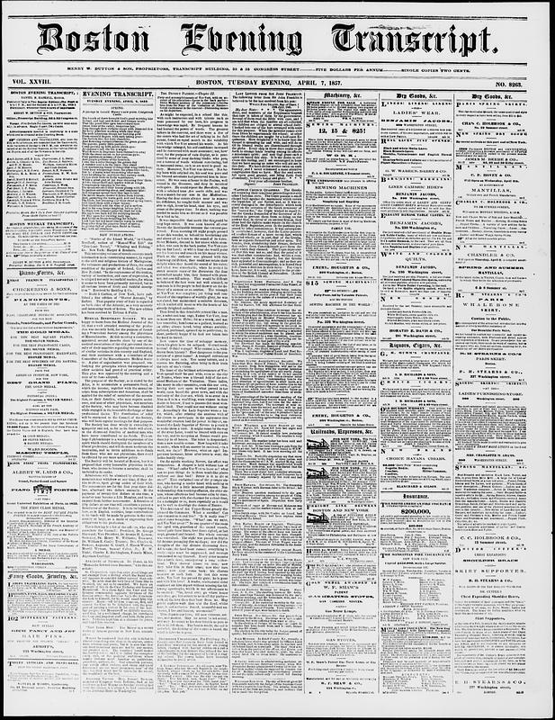 Boston Evening Transcript - Digital Commonwealth