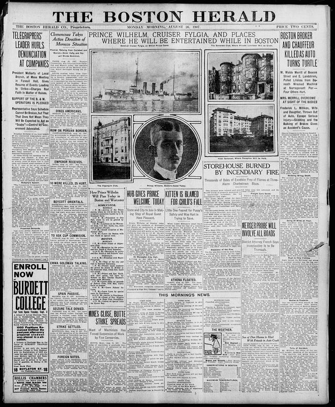 The Boston Herald. August 26, 1907 - Digital Commonwealth