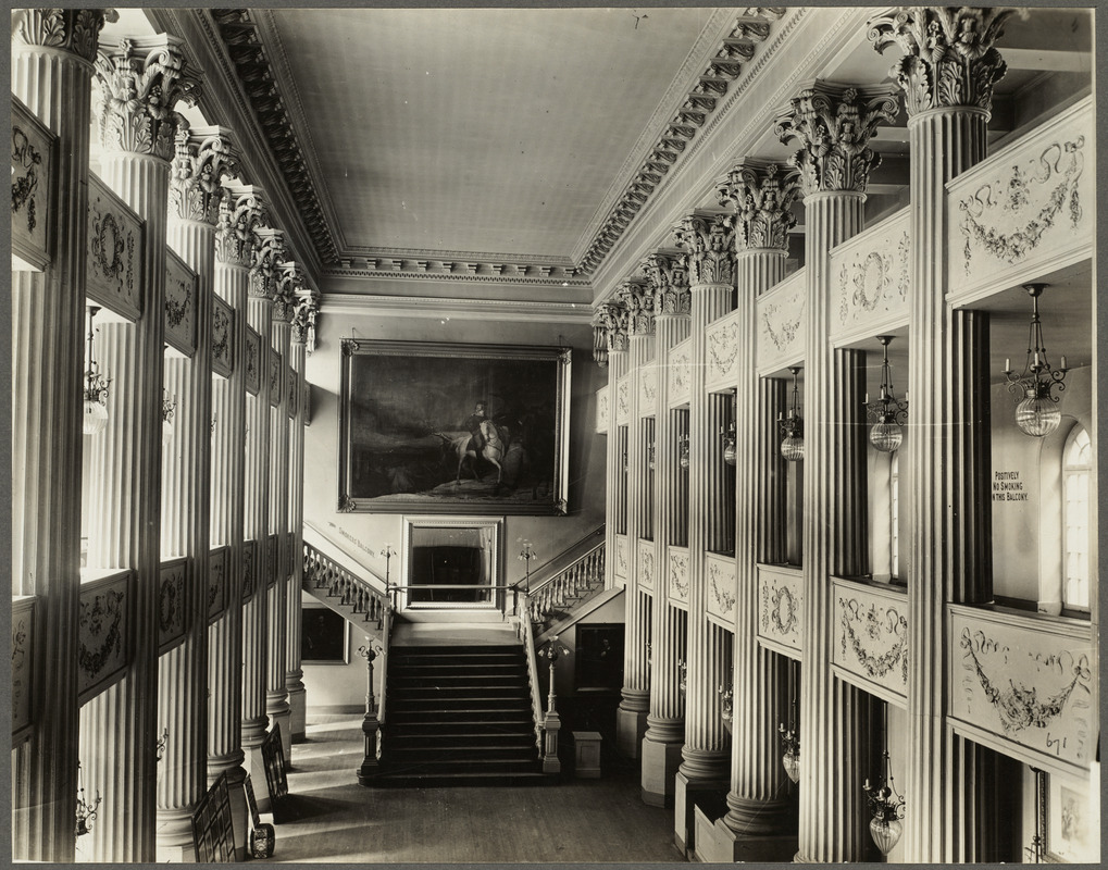 Massachusetts. Boston. Boston Museum. Entrance hall - Digital Commonwealth