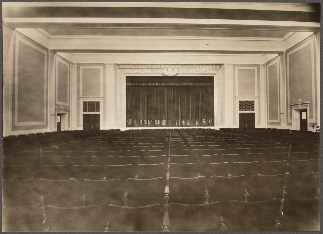 Boston Public Library. South End Branch auditorium - Digital Commonwealth