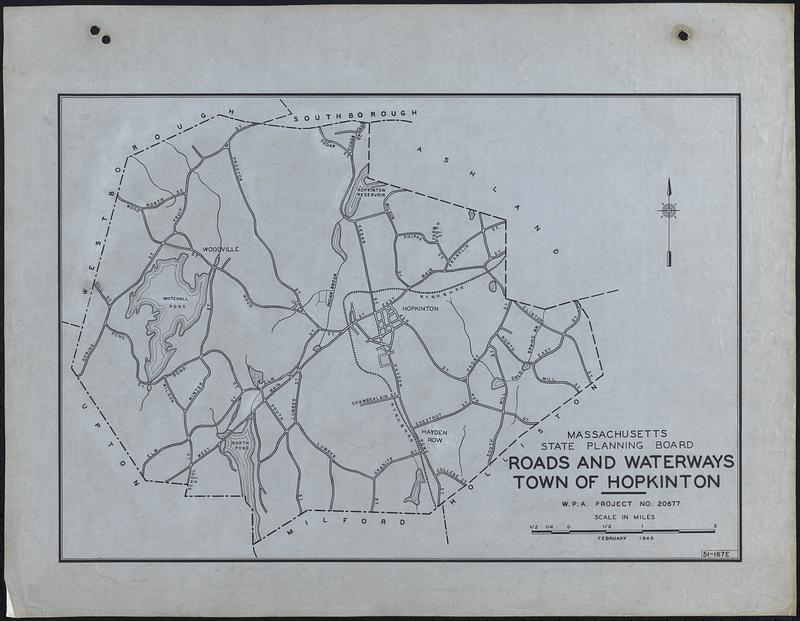 Roads and Waterways Town of Hopkinton - Digital Commonwealth