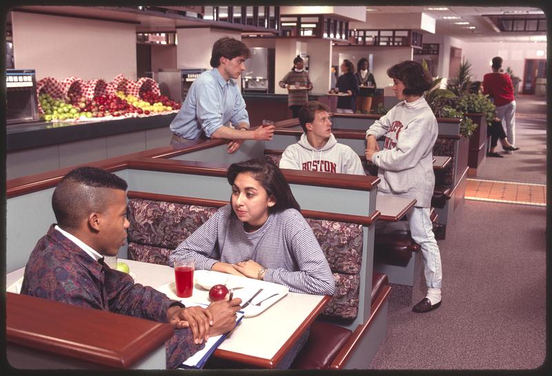 Warren Towers cafeteria, Boston University - Digital Commonwealth