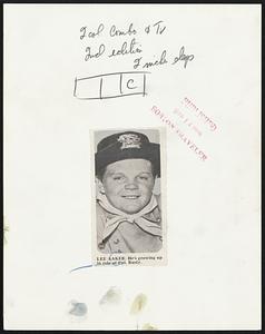 Lee Aaker: He's growing up in role of Cpl. Rusty. - Digital Commonwealth